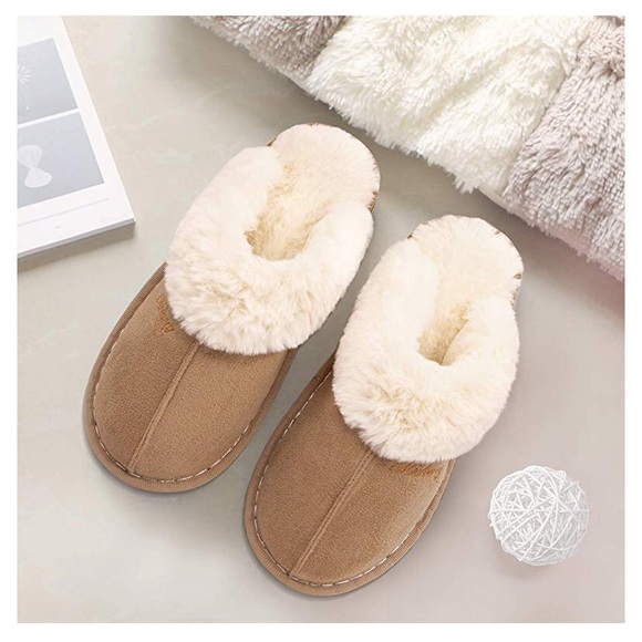 Shoes | Cozy Faux Fur Lined Fluffy Winter Slippers | Poshmark